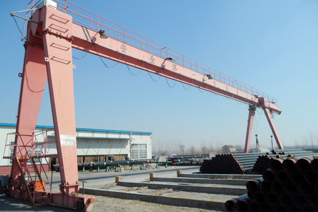 Span 12m - 30m Single Beam Gantry Crane 25 Ton Gantry Crane For ...