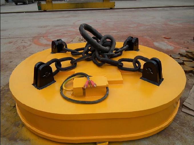 220VDC Electromagnetic Lifter For Overhead Crane Copper Wire Conductor