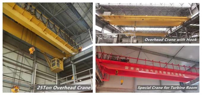 PLC Magnetic Overhead Crane 30 ton Bridge Crane Remote Control With Slings